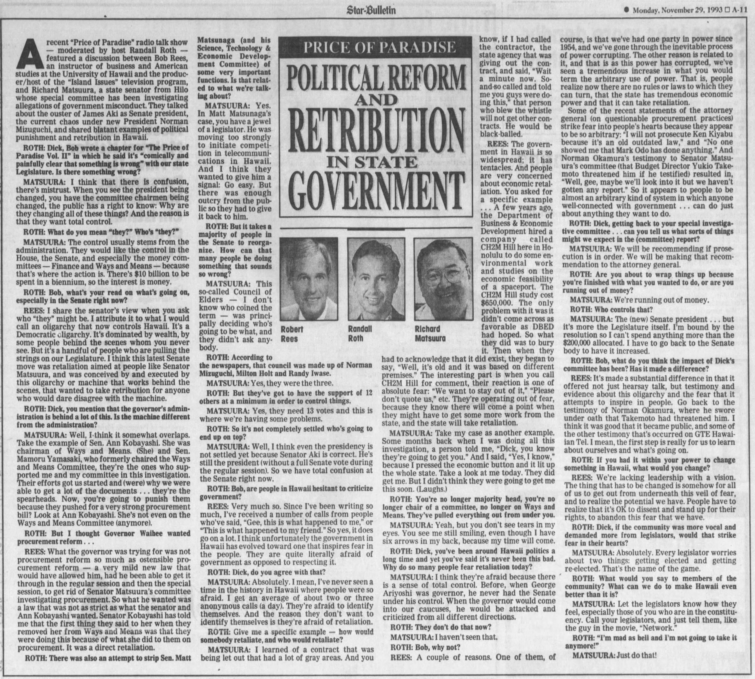 Corruption - Randall Roth